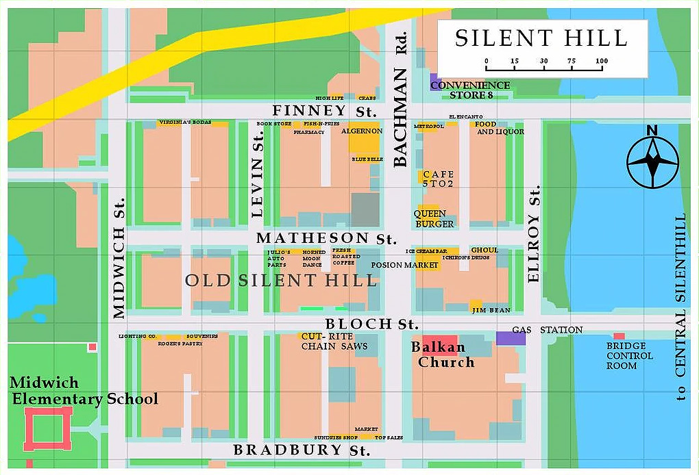 Old Silent Hill - Maps - Silent Hill - Silent Hill Web